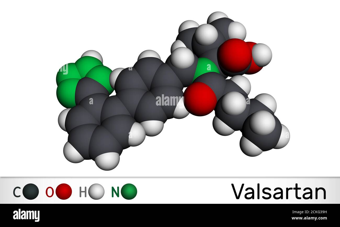 Valsartan molecular hi-res stock photography and images - Alamy