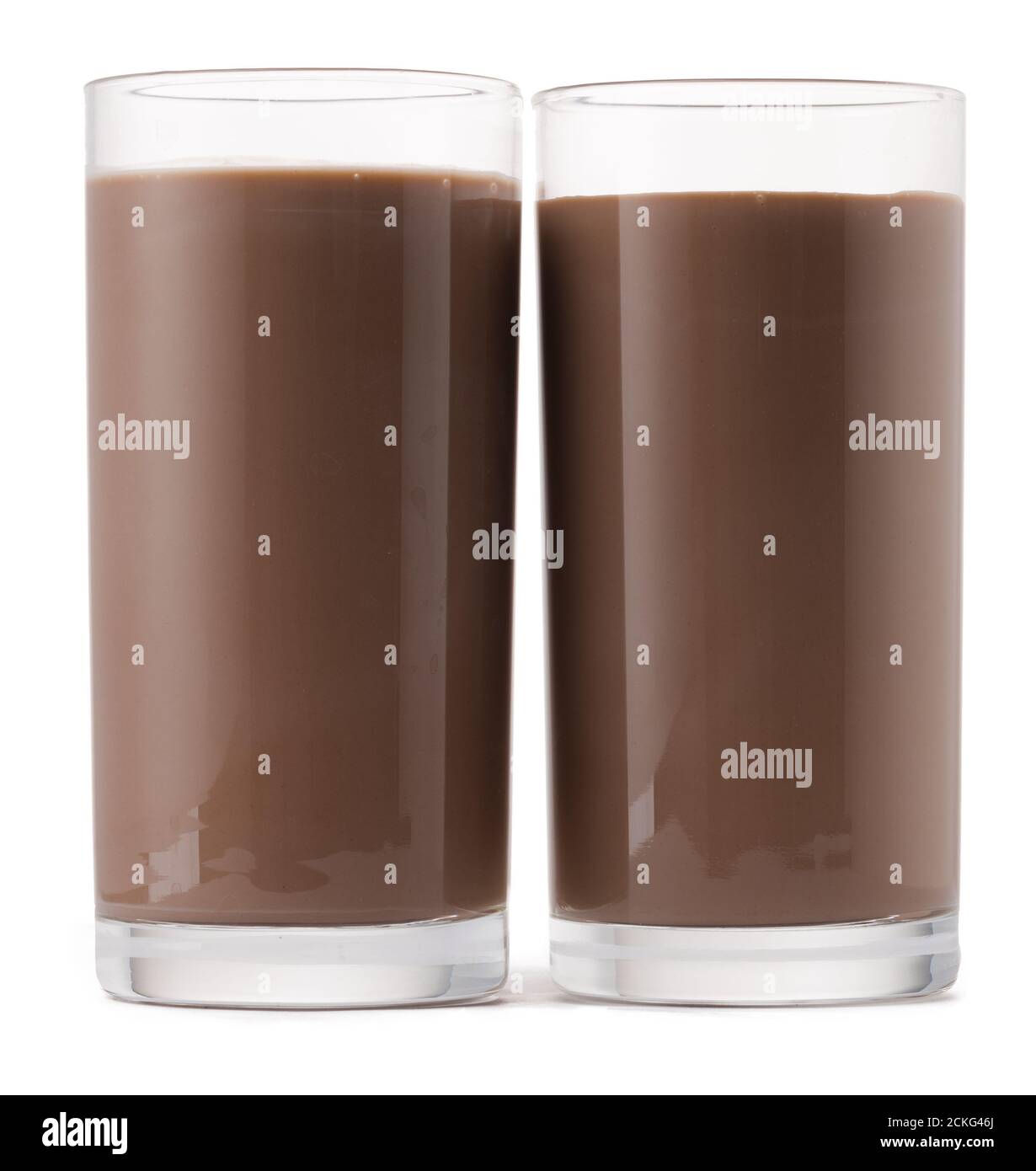Two full glass milk hi-res stock photography and images - Alamy