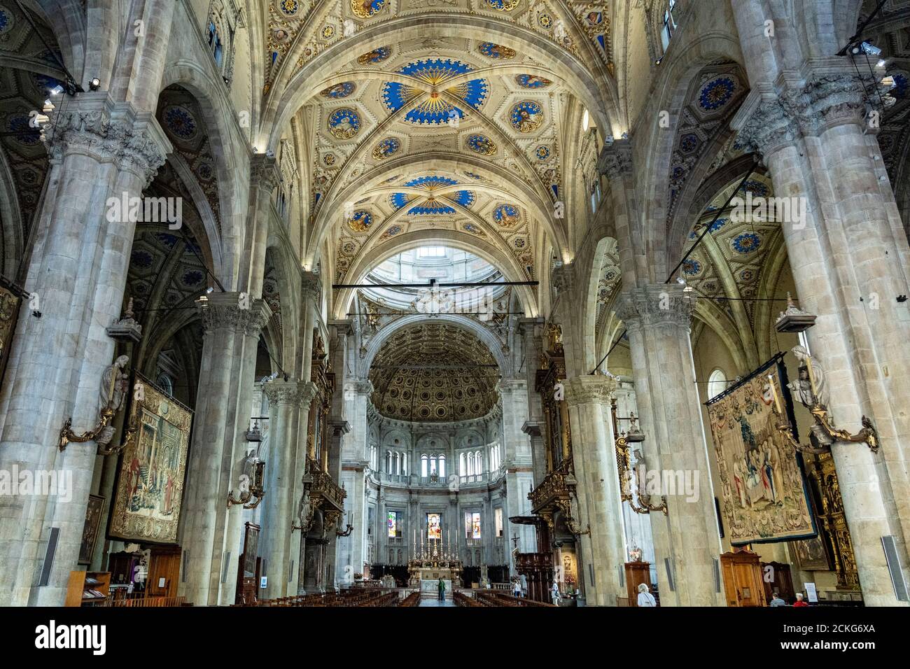 Italy. Lombardy. City of Como. Cathedral of Santa Maria Assunta called ...