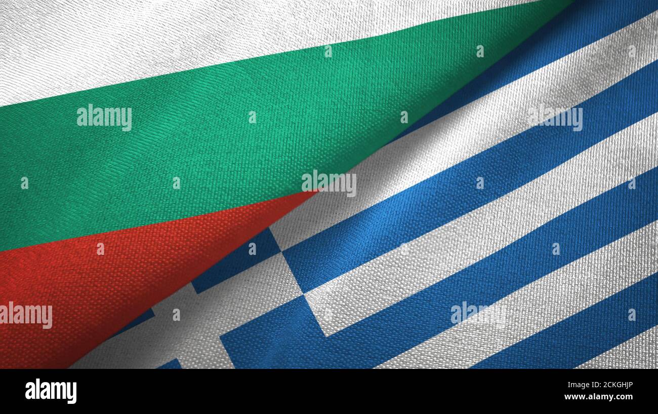 Greece bulgaria flag hi-res stock photography and images - Alamy