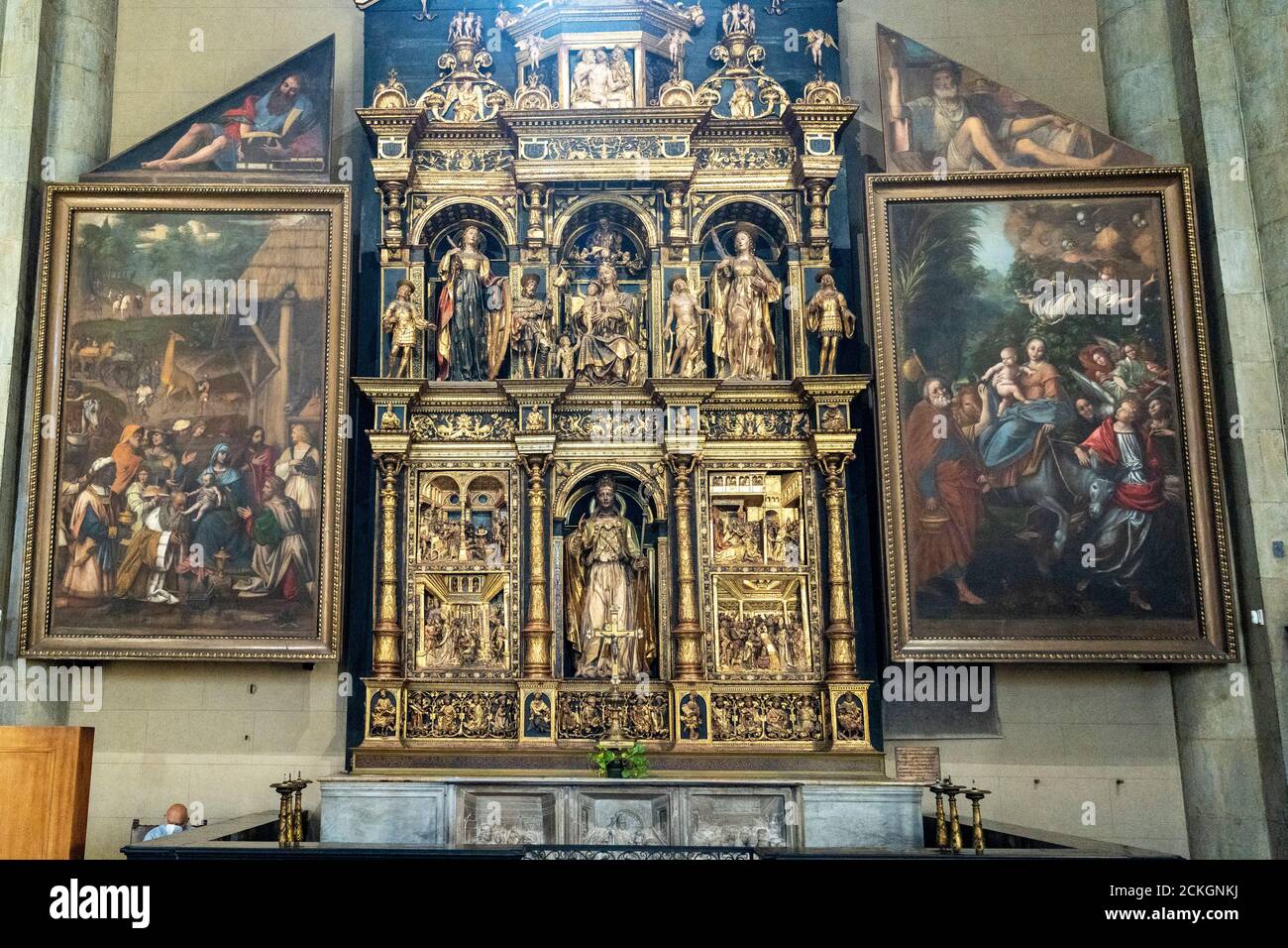 Como cathedral interior hi-res stock photography and images - Alamy