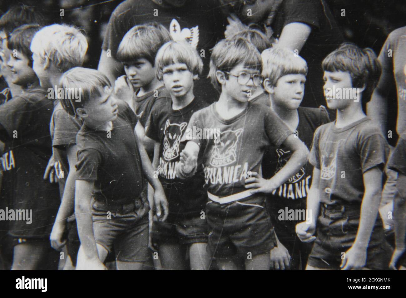 Fine 70s vintage black and white photography of boys having fun at boy ...