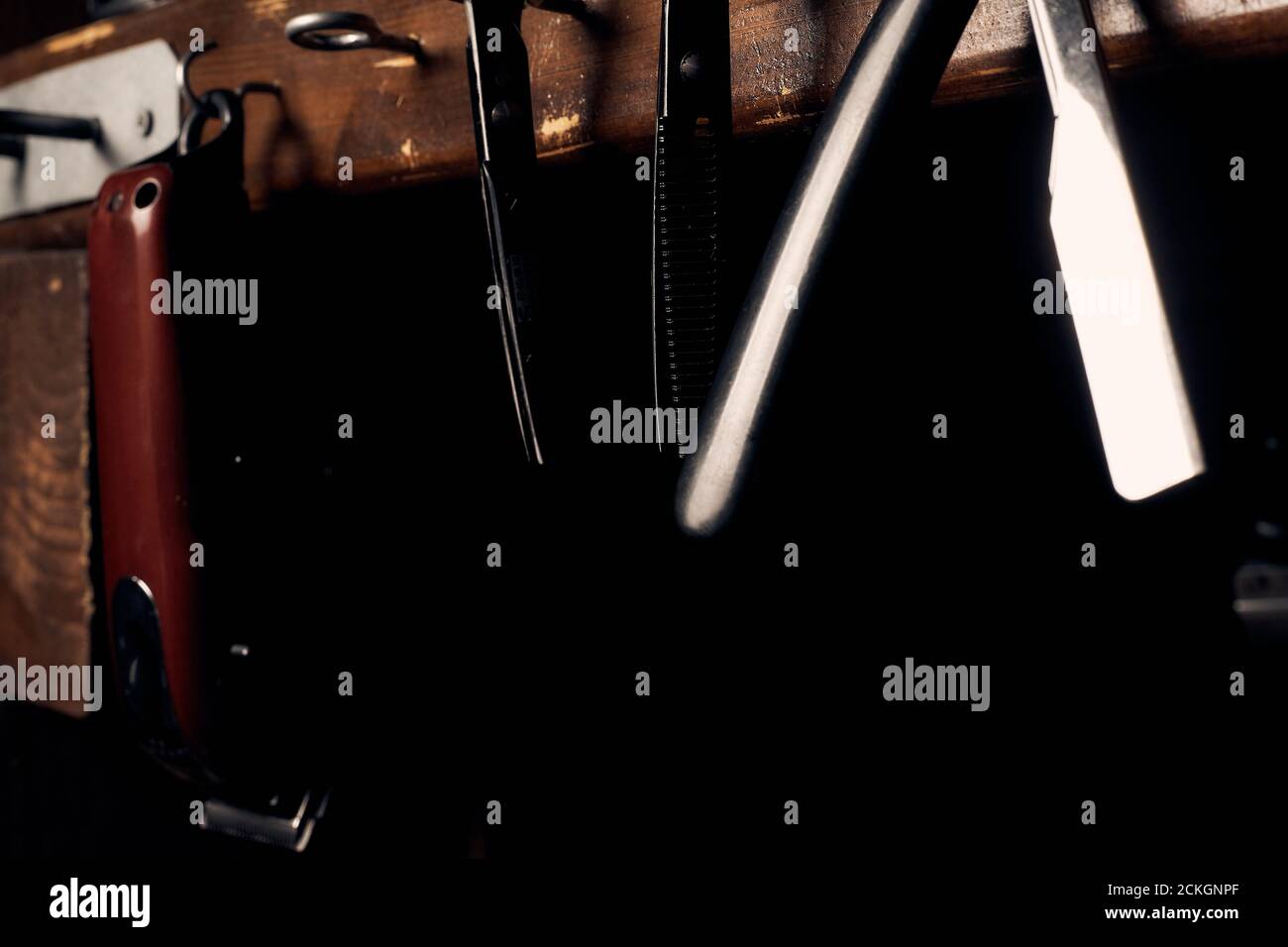 A set of tools for the barbershop master Stock Photo - Alamy