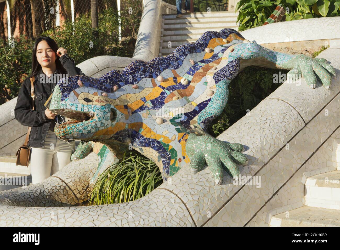 Mosaic work antoni gaudi on hi-res stock photography and images - Alamy