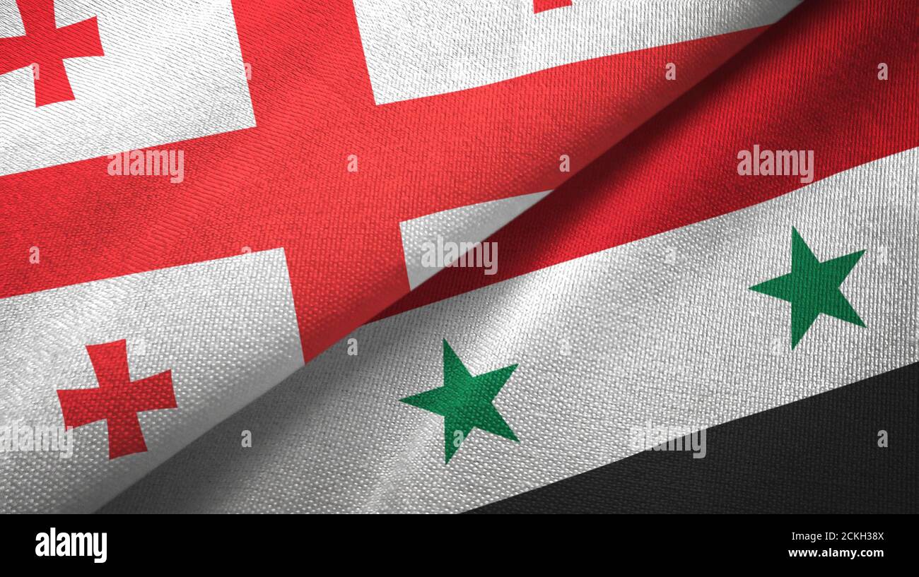 Syria georgia flag hi-res stock photography and images - Alamy