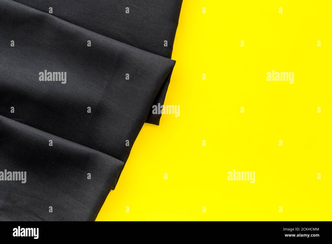 Fabric top view with textile texture, copy space Stock Photo - Alamy