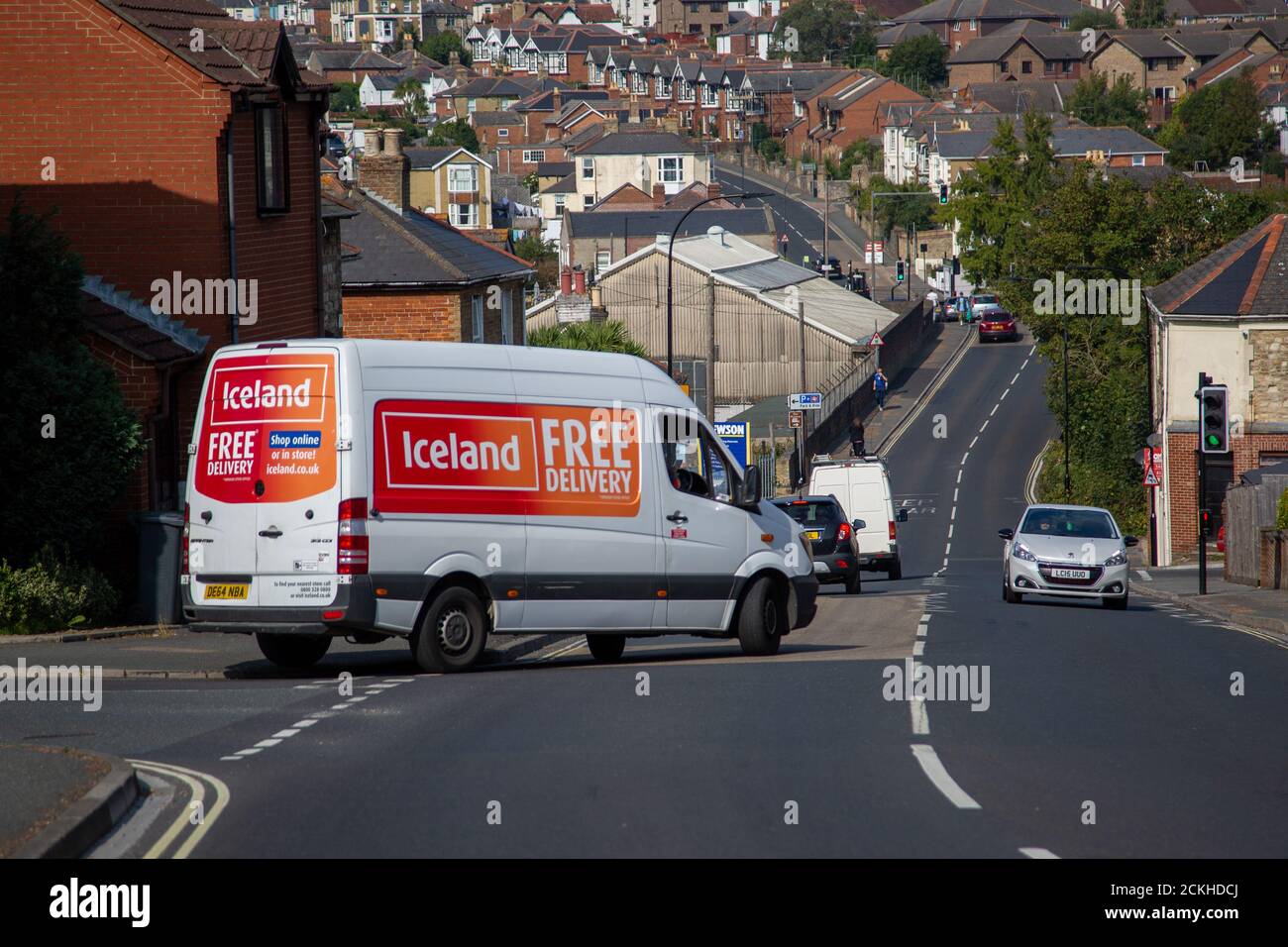 Supermarket home delivery van hi-res stock photography and images - Alamy