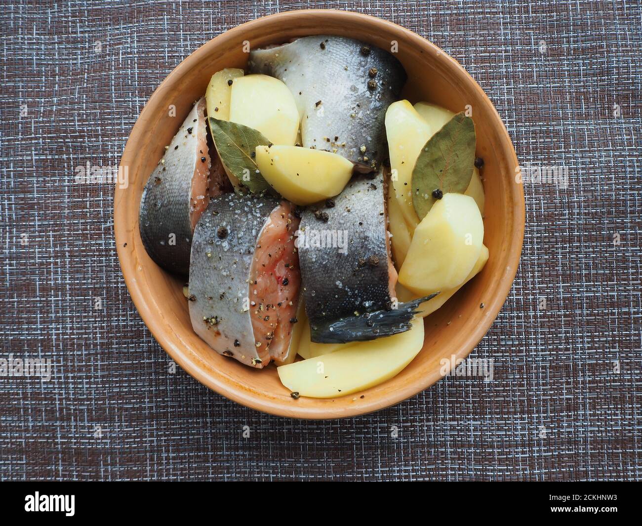 Raw fish dish hi-res stock photography and images - Alamy