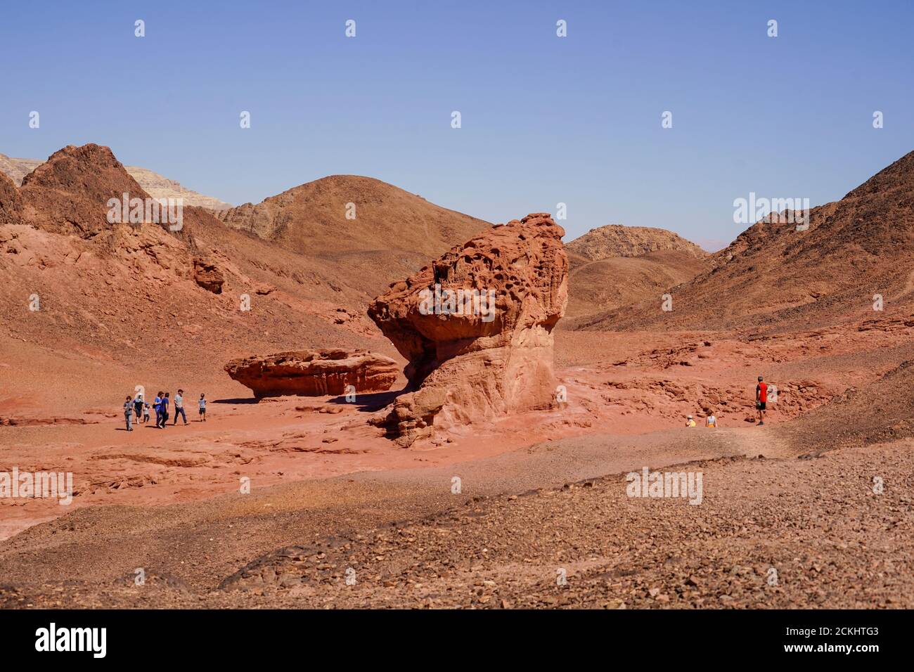 The mushroom rock at Timna valley. Natural Rock formations, Timna ...