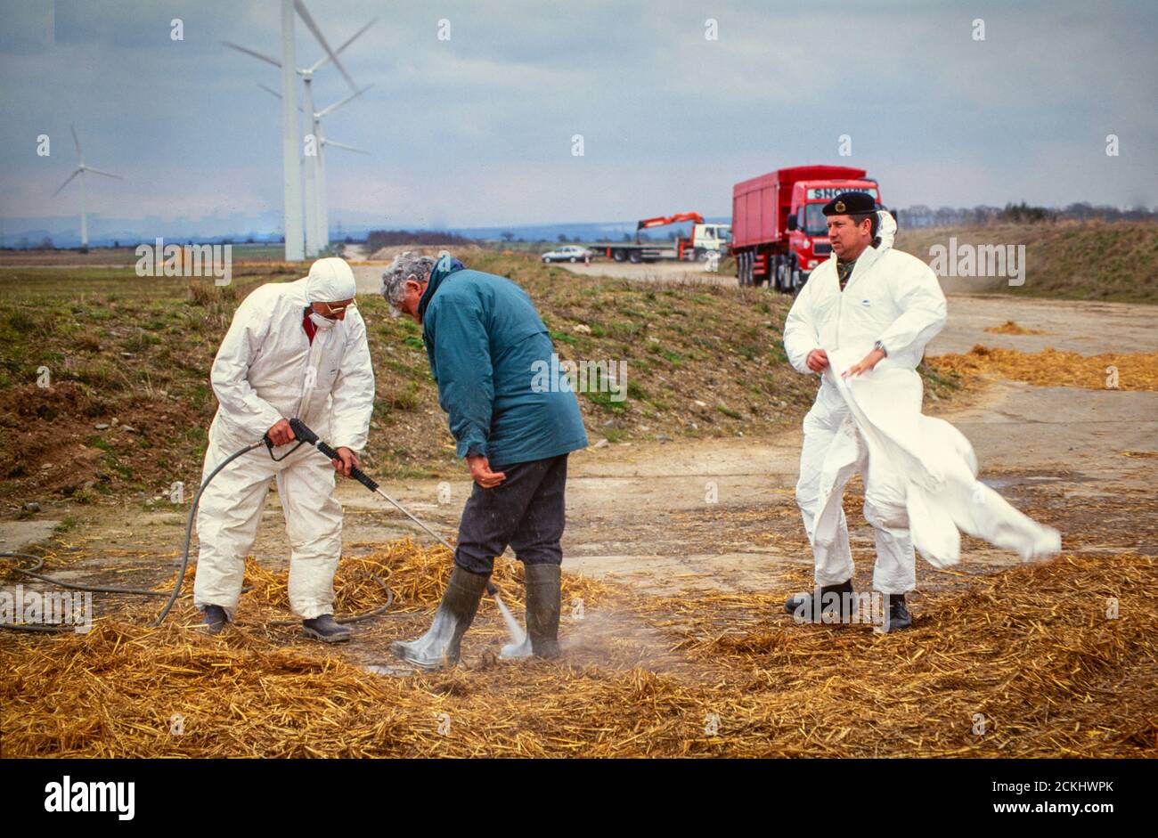 Using disinfectant to prevent transmission during the 2001 Foot and ...