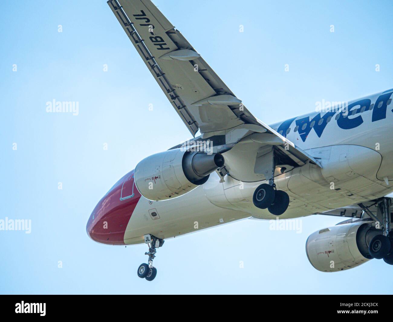 Edelweiss air plane hi-res stock photography and images - Alamy