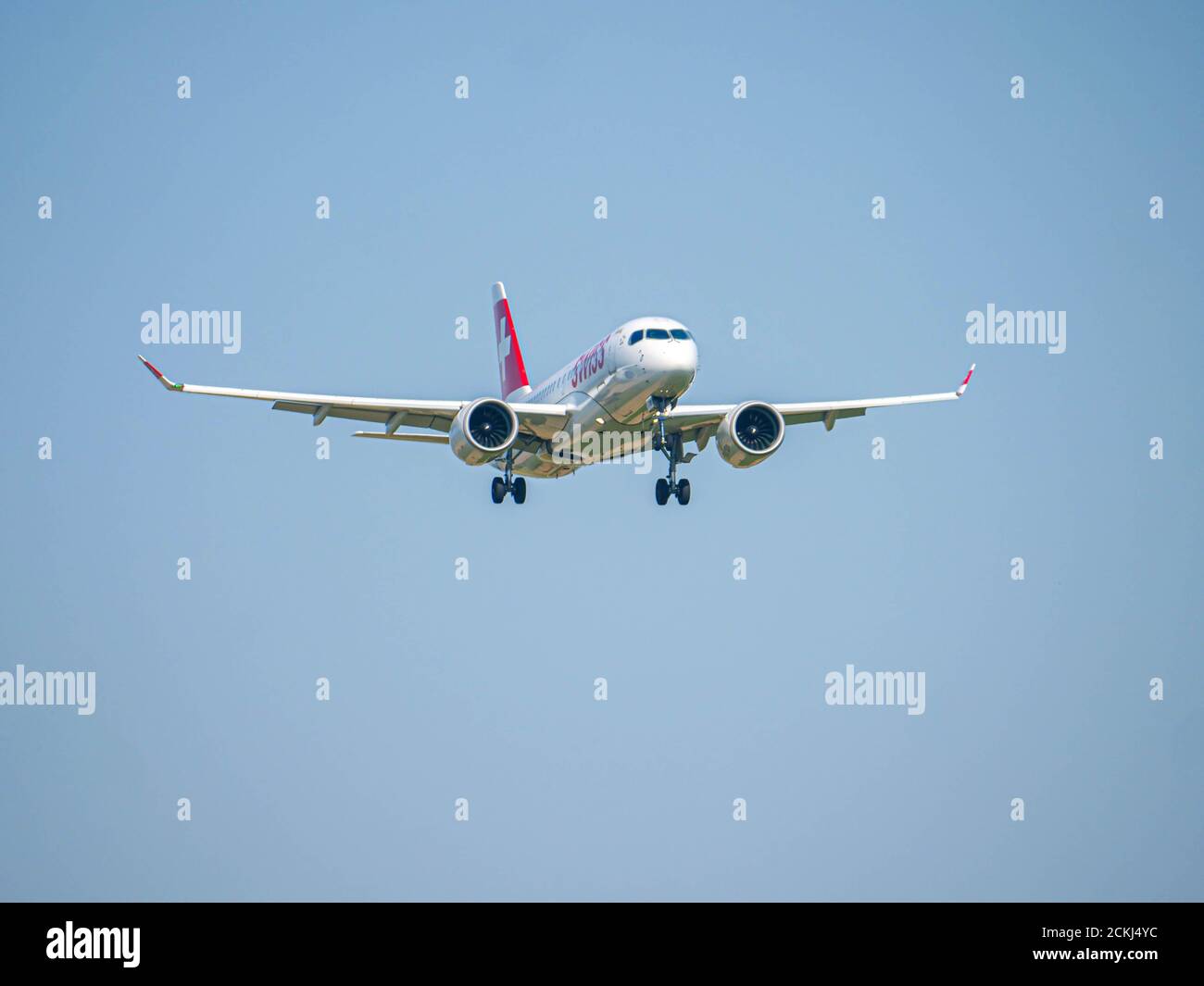 Swiss international Airlines take-off Stock Photo - Alamy