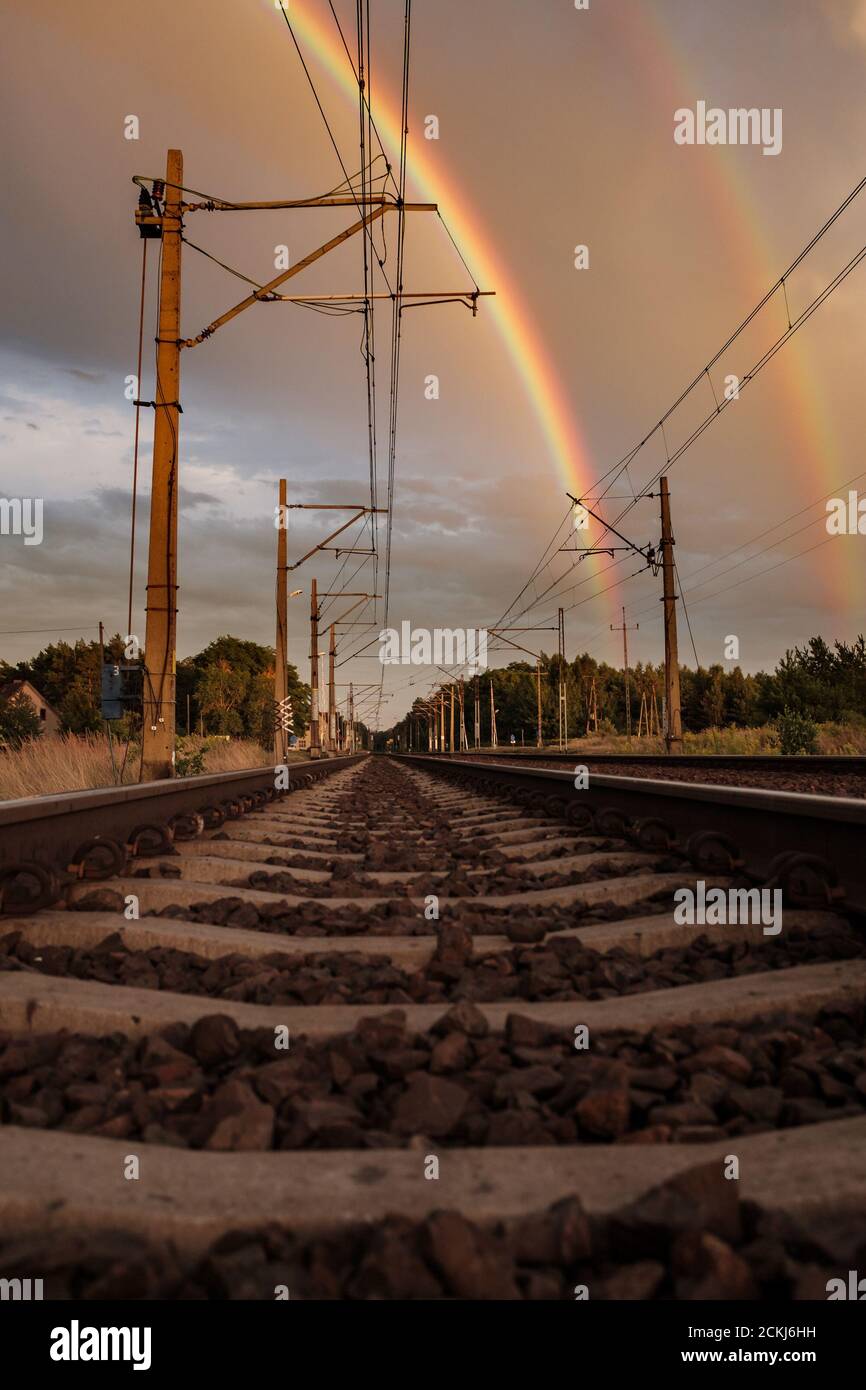 Rainbow railroad hi-res stock photography and images - Alamy