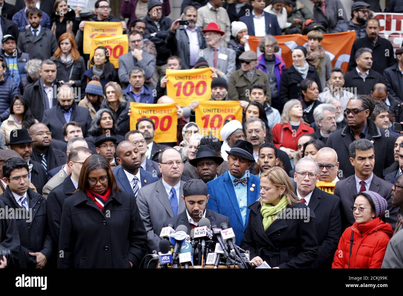 Nypd chaplain imam khalid latif hi-res stock photography and images - Alamy