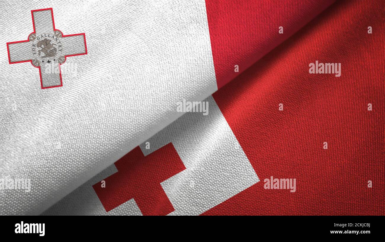 Malta tonga flag hi-res stock photography and images - Alamy