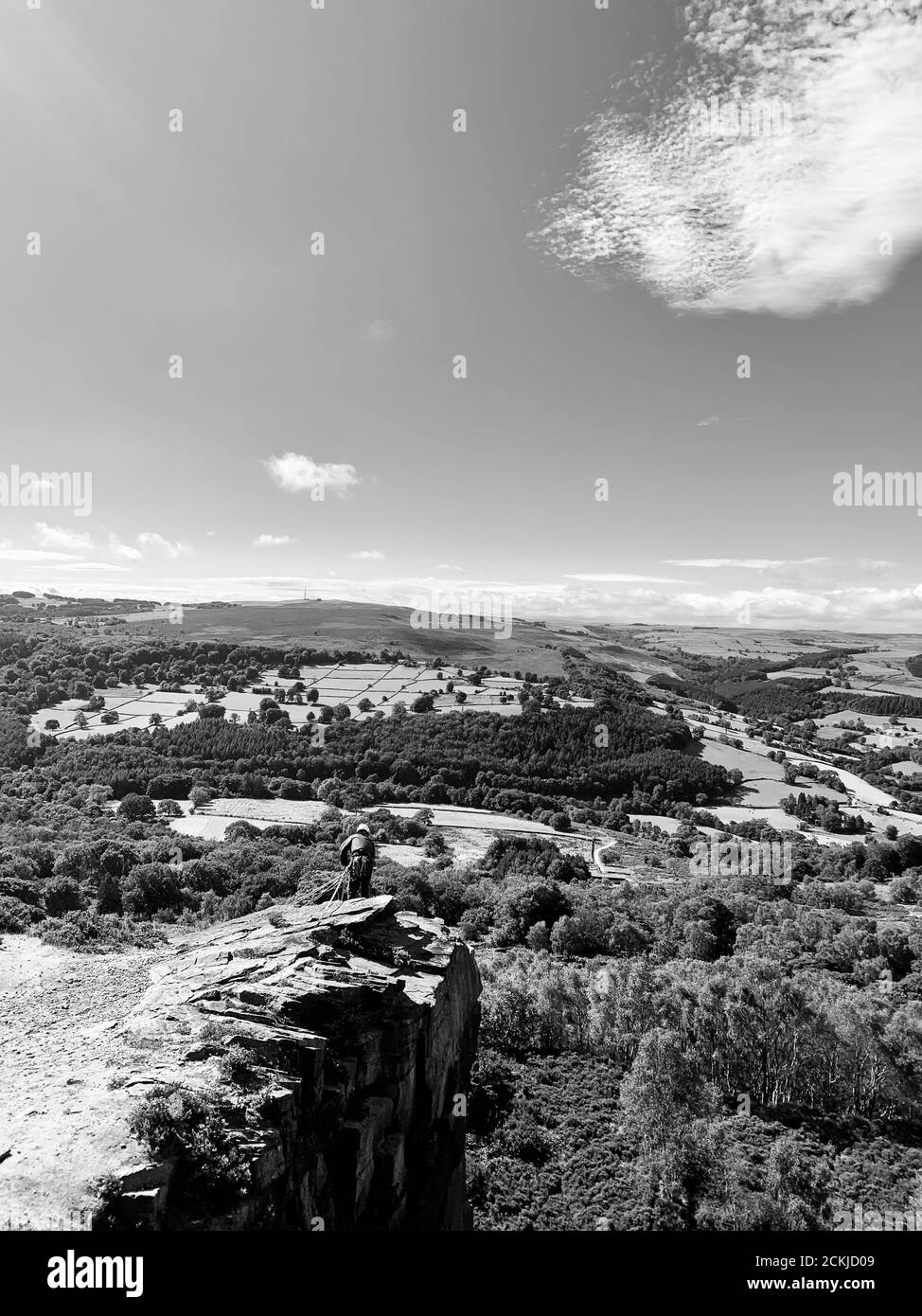 Peak farmland Black and White Stock Photos & Images - Alamy