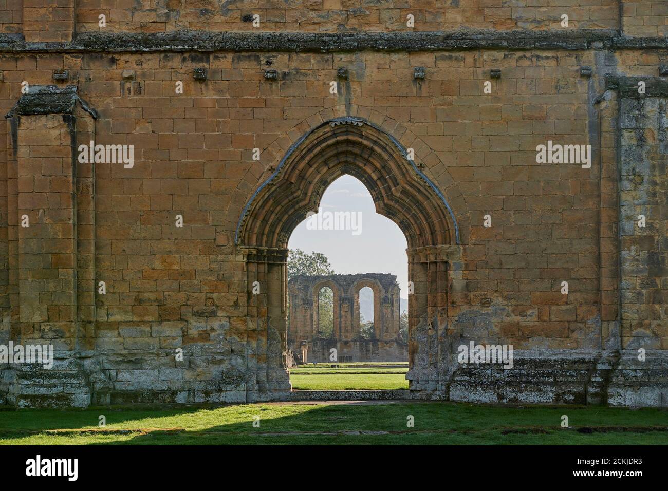 Byland Abbey, Coxwold, in the Ryedale district of North Yorkshire ...