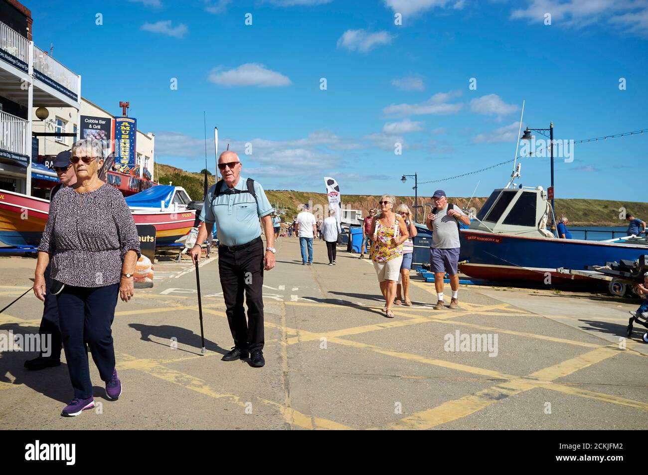 Filey cobble landing hi-res stock photography and images - Alamy