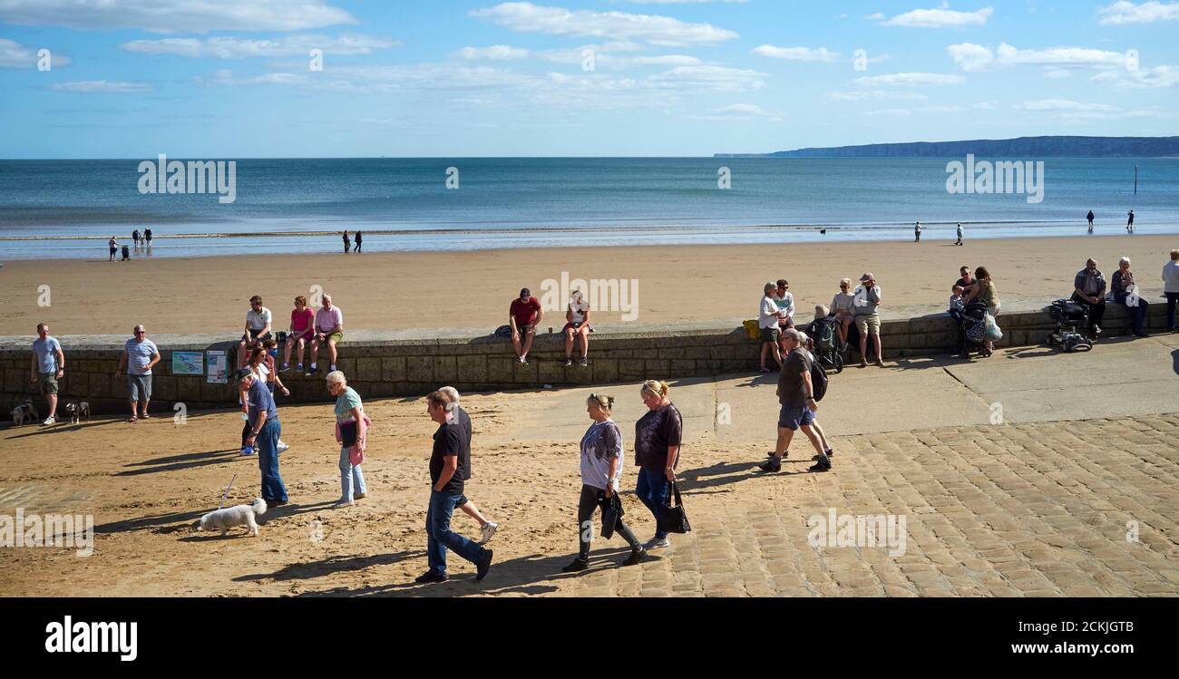 Filey cobble landing hi-res stock photography and images - Alamy