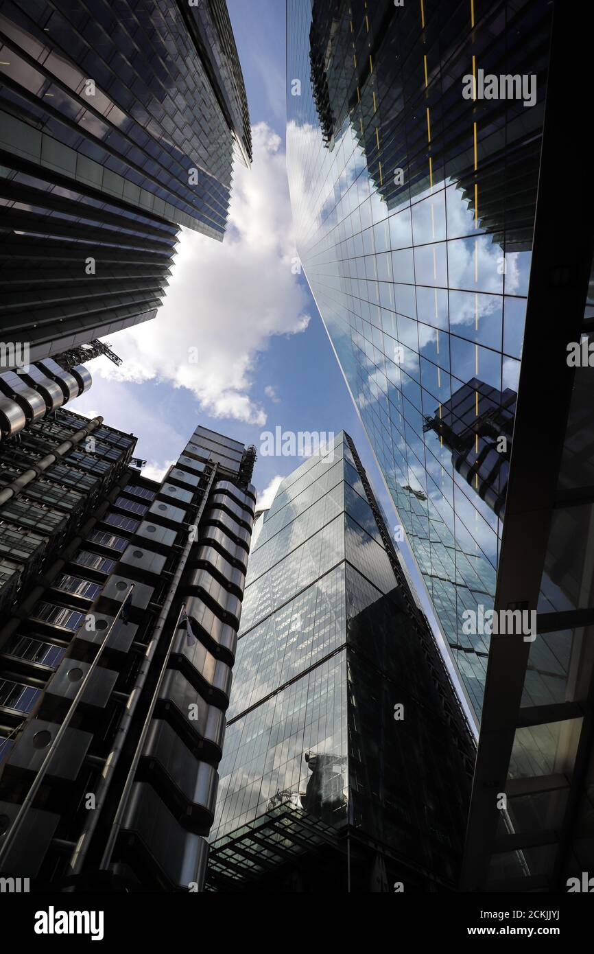 High rise London buildings Stock Photo - Alamy