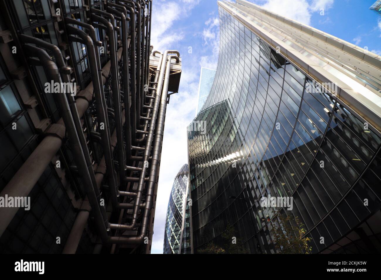 High rise London buildings Stock Photo - Alamy