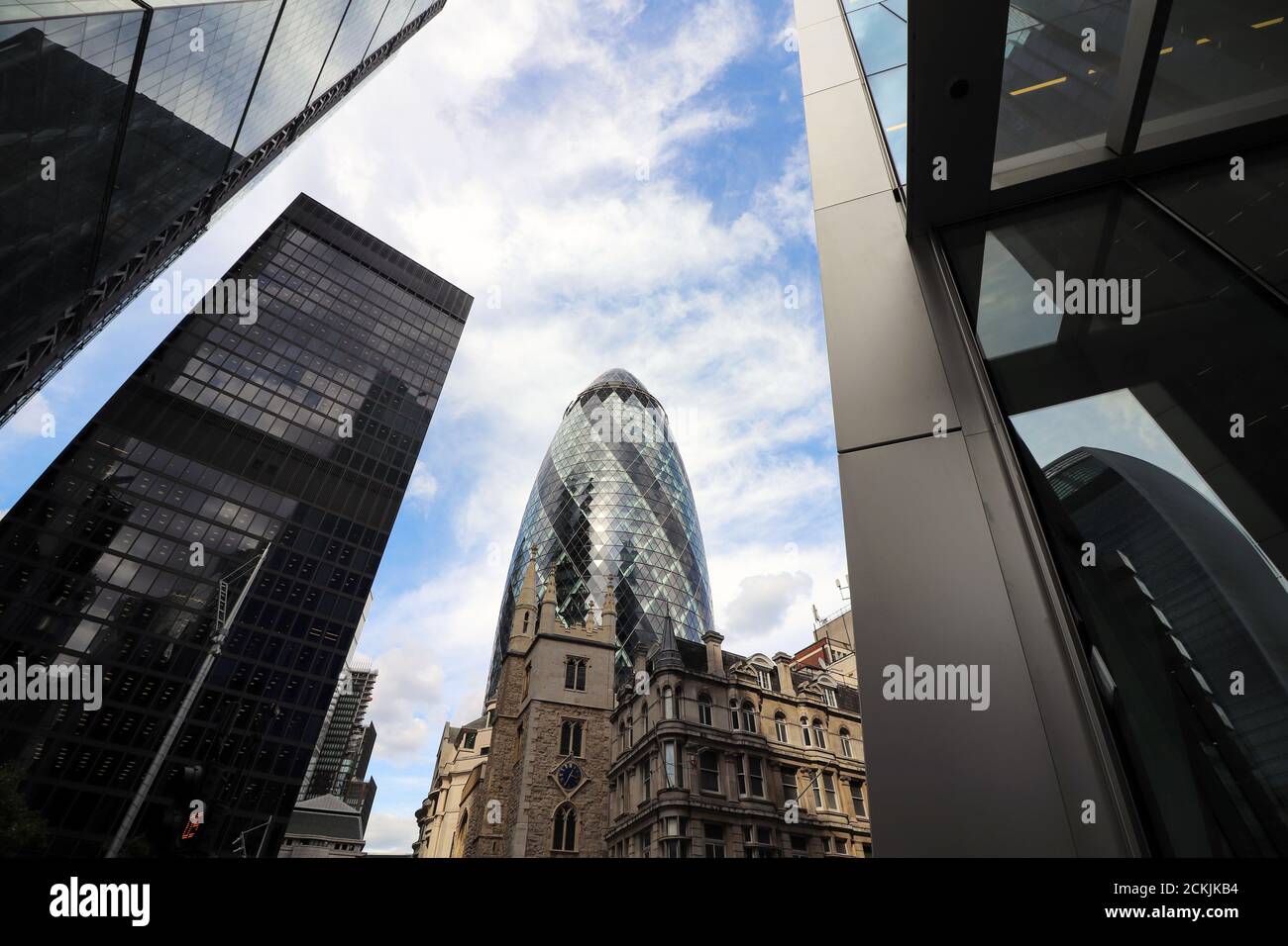 High rise London buildings Stock Photo - Alamy