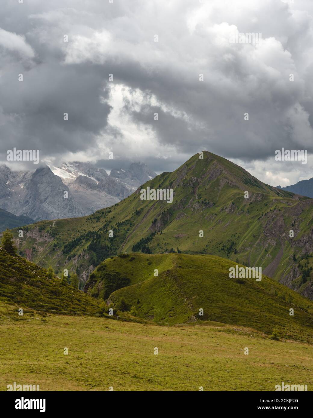 Marmolada view from giau pass hi-res stock photography and images - Alamy
