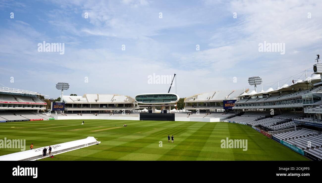 Lord's Cricket Ground during the redevelopment of the Compton and ...