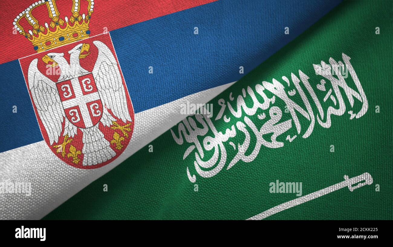 Serbia saudi arabia flag hi-res stock photography and images - Alamy