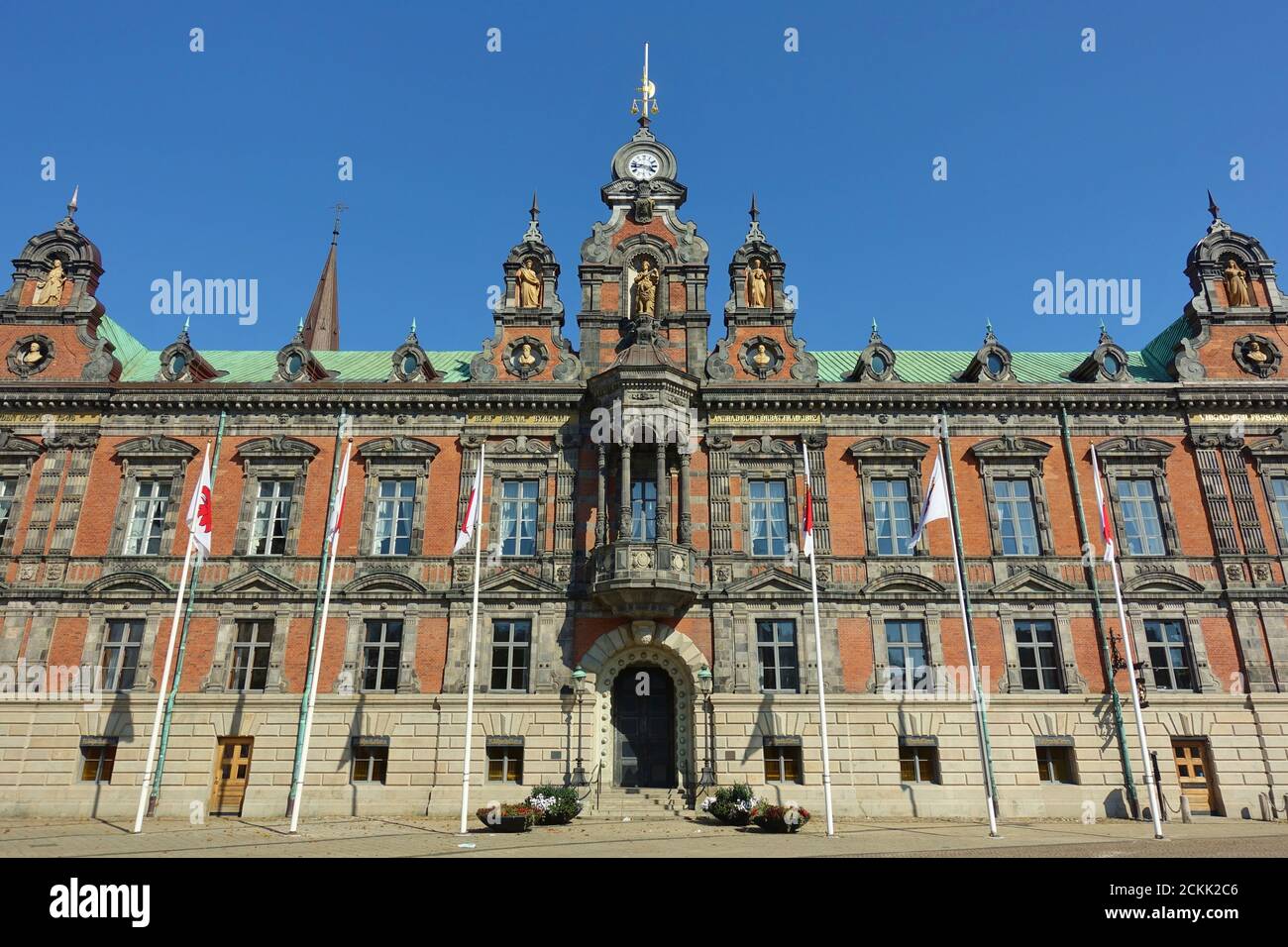 MALMO, SWEDEN -16 AUG 2020- View of the landmark Malmo City Hall ...