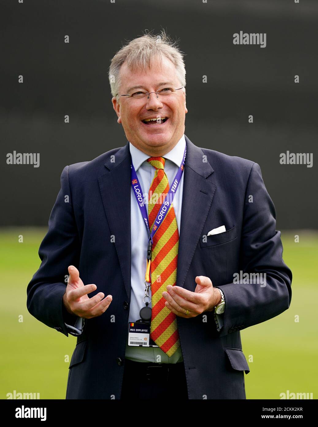 Robert Ebdon, (right) assistant secretary estates for MCC during the ...