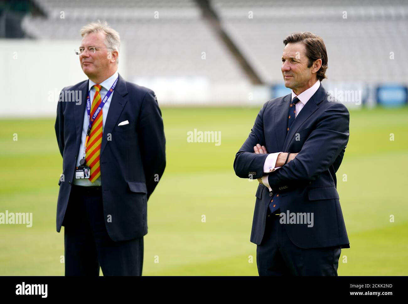 Guy Lavender (right) Chief executive & Secretary of the MCC, Robert ...