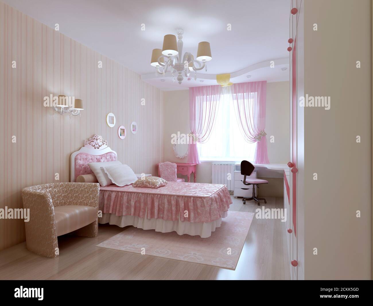 Princess bedroom hi-res stock photography and images - Alamy