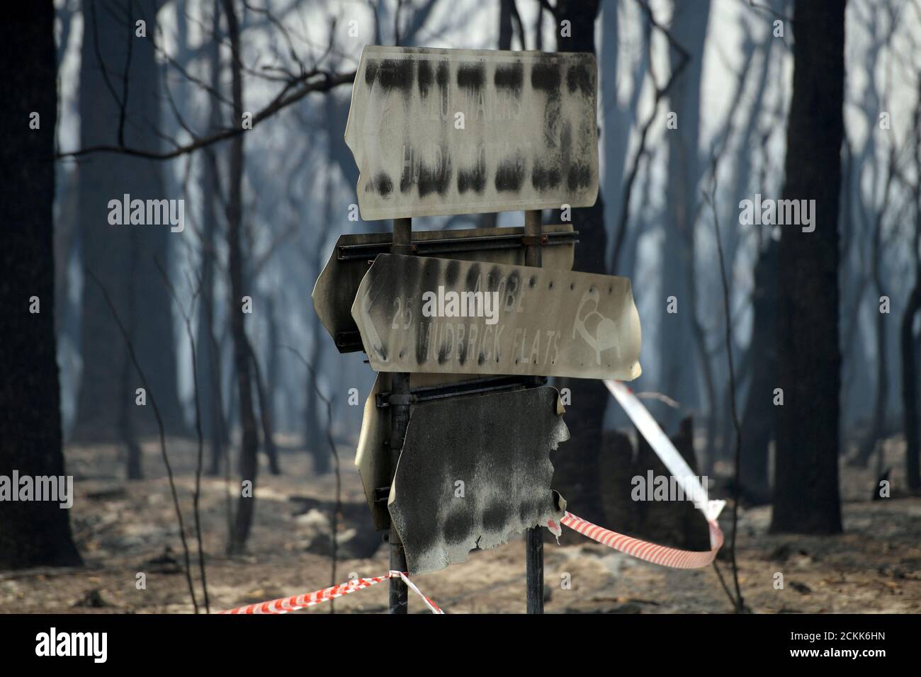 Burnt Road Signs High Resolution Stock Photography and Images - Alamy
