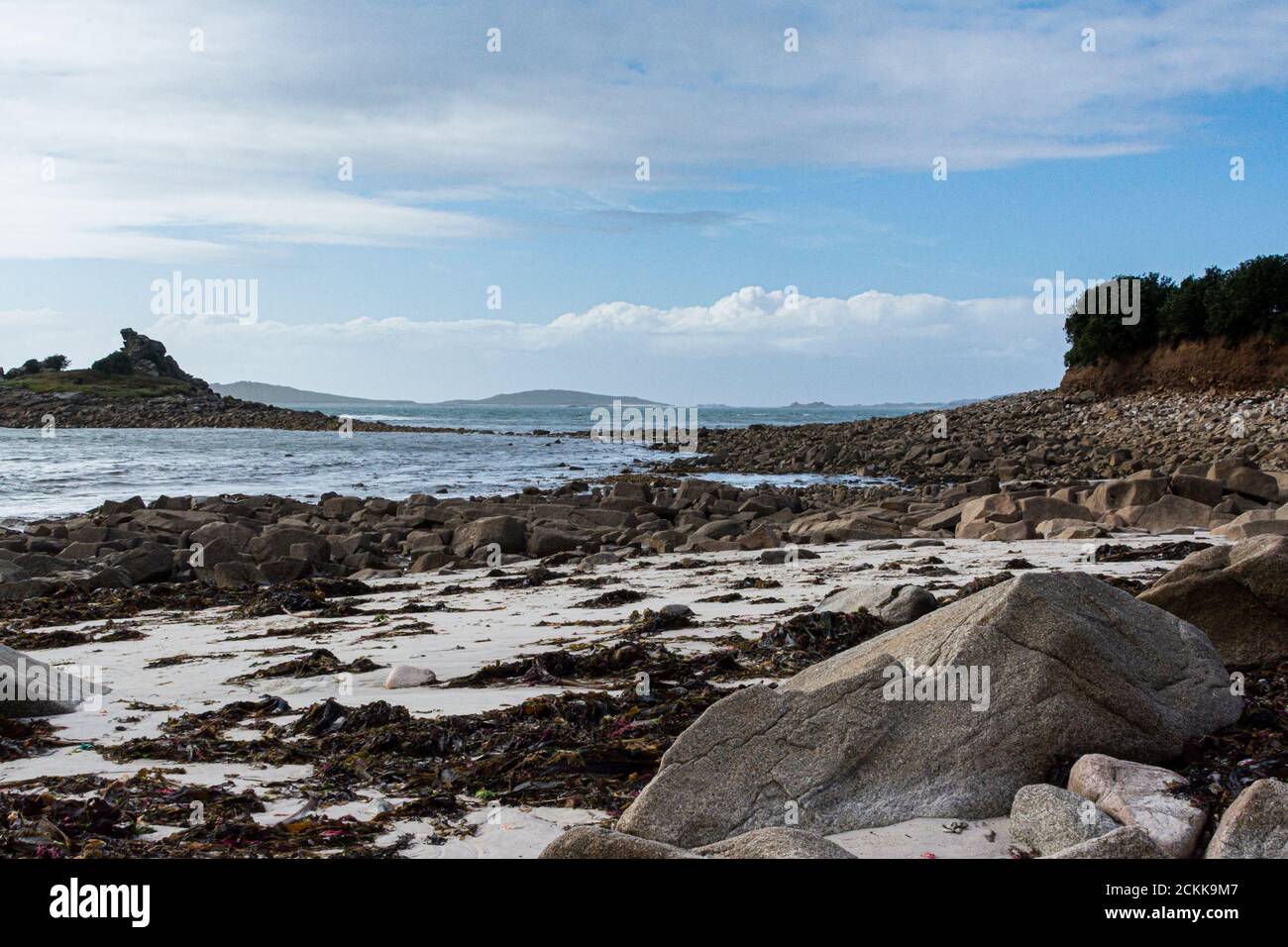 View from Porthloo Beach on St Mary's looking out beyond Taylor's ...