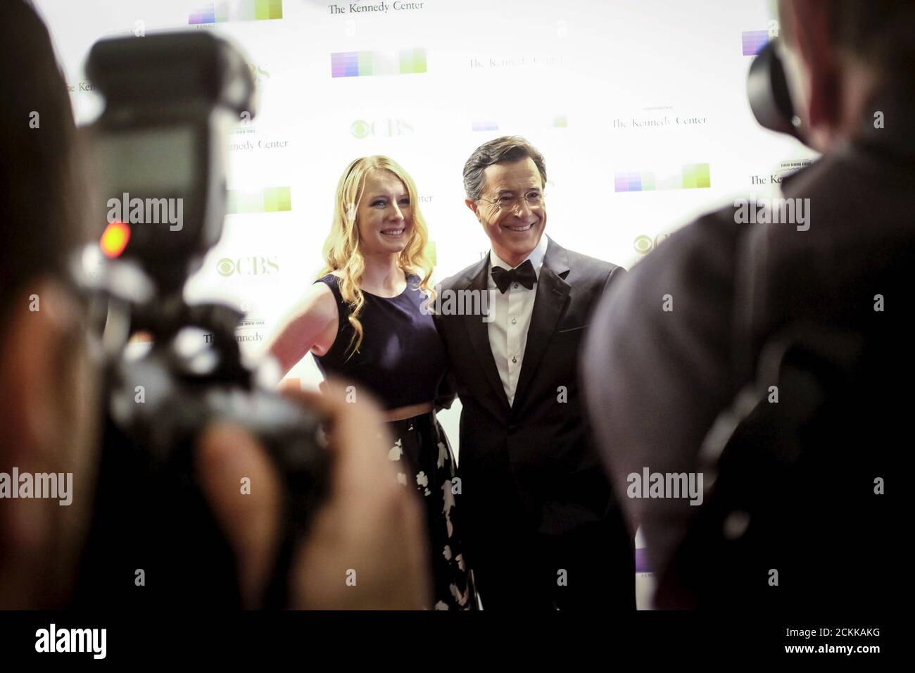 Stephen Colbert Daughter Madeline Colbert High Resolution Stock ...