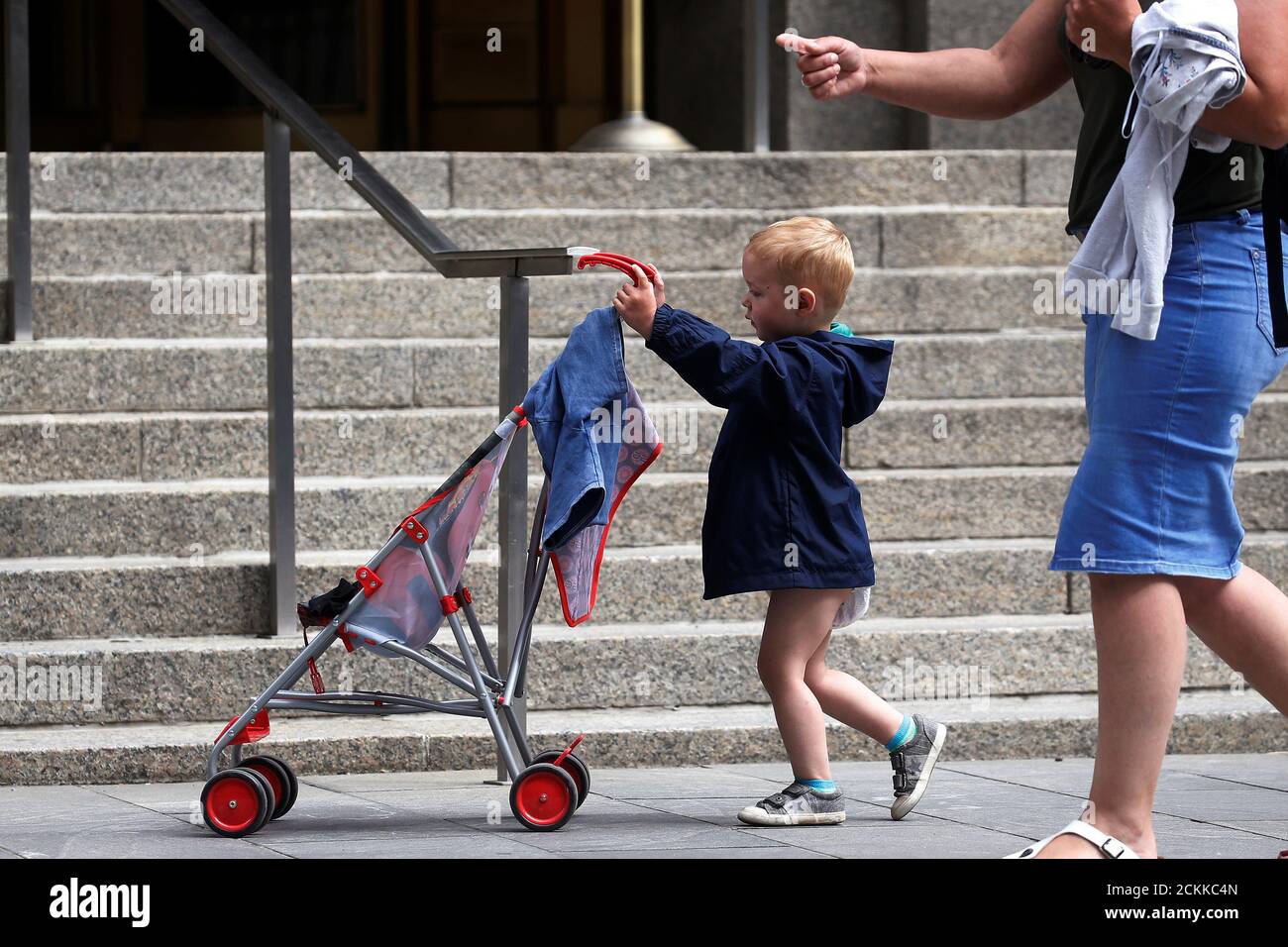 Pushing the stroller hi-res stock photography and images - Alamy