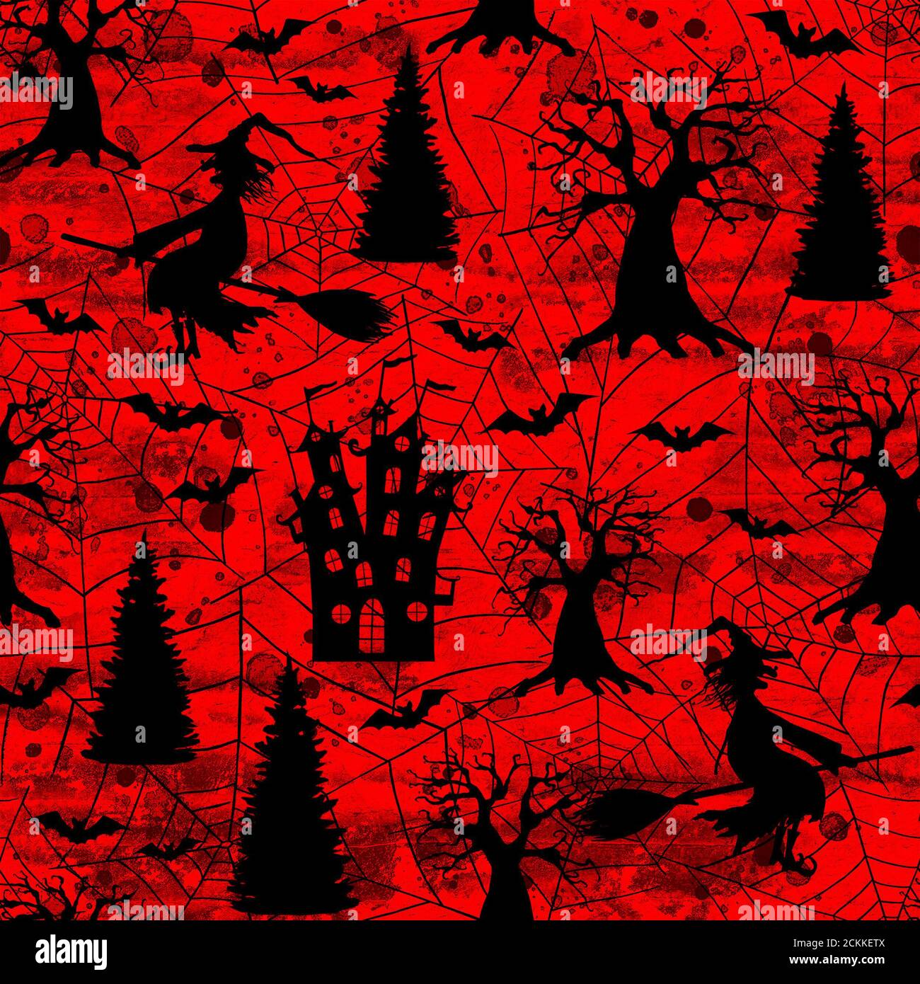 Spiderwebs on red black hi-res stock photography and images - Alamy