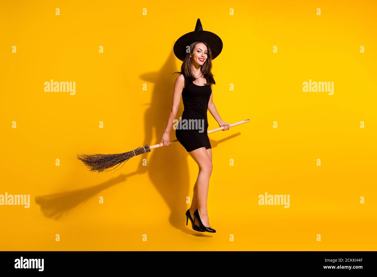 Full length body size view of her she nice attractive pretty thin ...