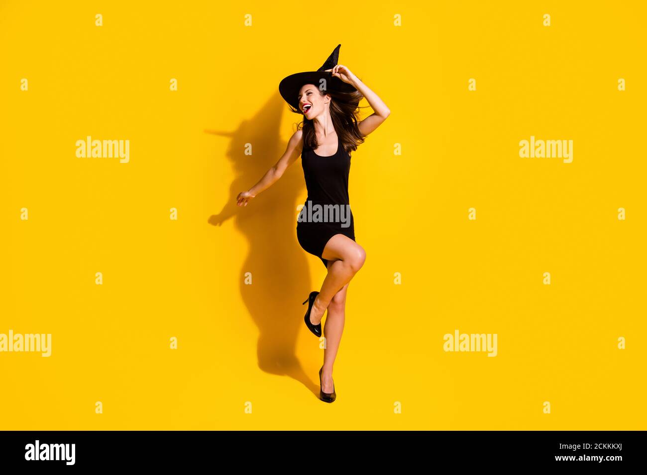 Full length body size view of her she nice attractive pretty skinny ...