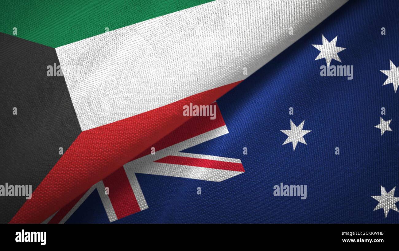 Kuwait australia flag hi-res stock photography and images - Alamy