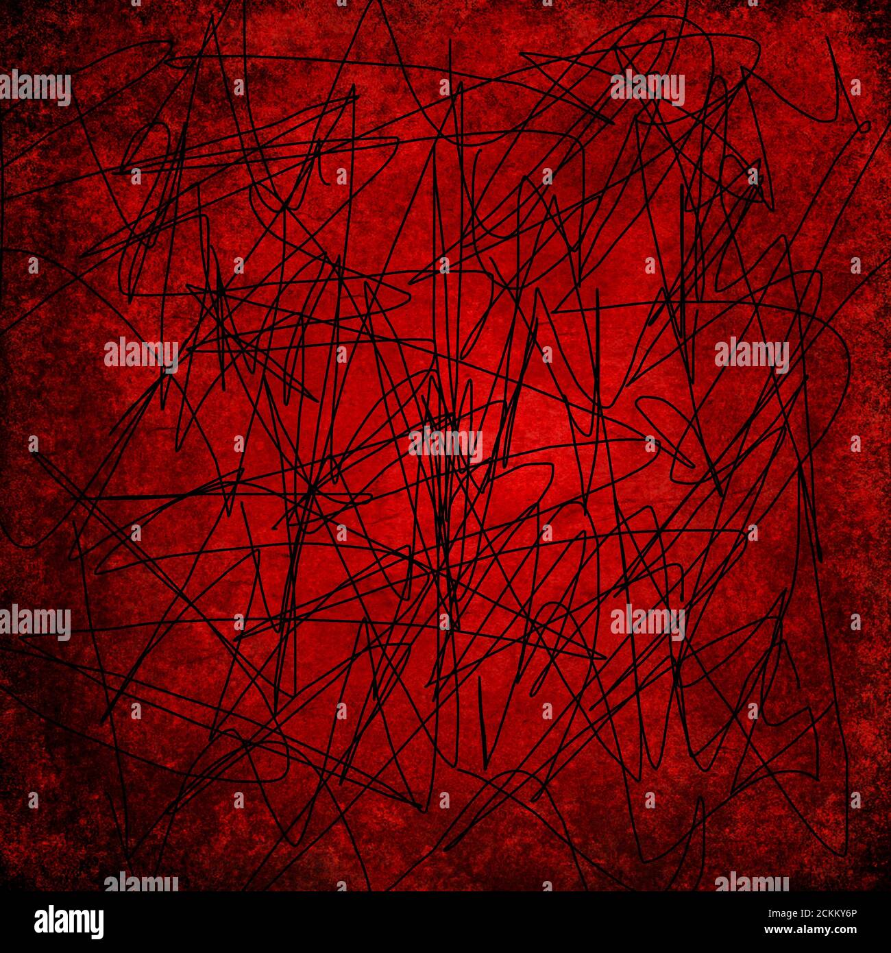 Bloody blood red grunge square background. Vntage abstract texture ...