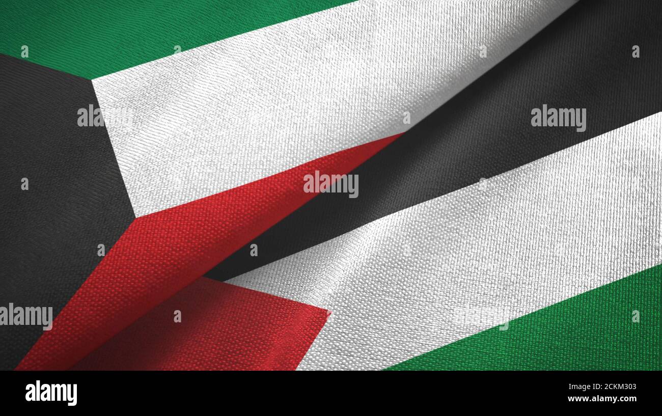 Palestine kuwait flag hi-res stock photography and images - Alamy