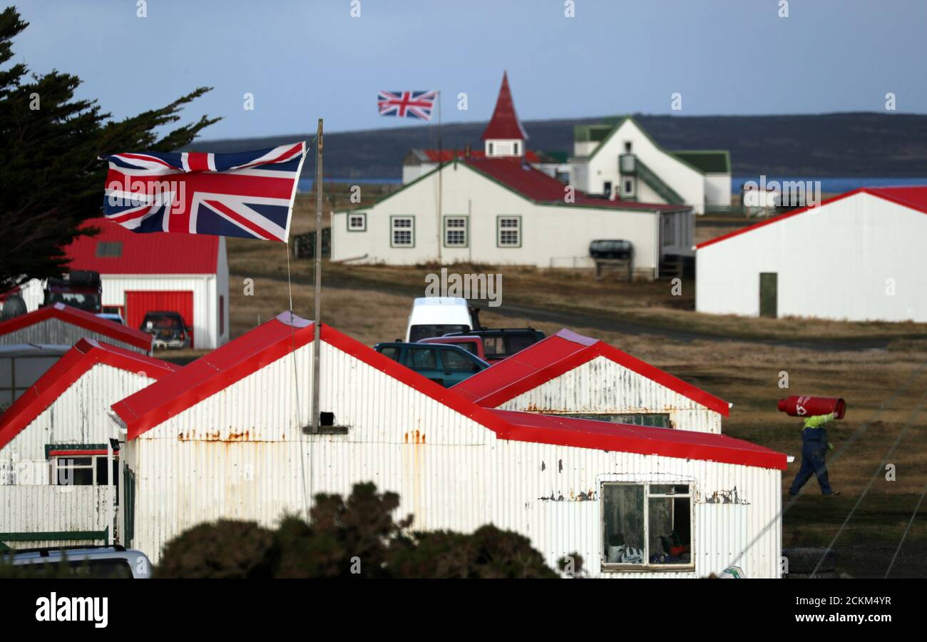 Goose Green Falkland Islands High Resolution Stock Photography and ...