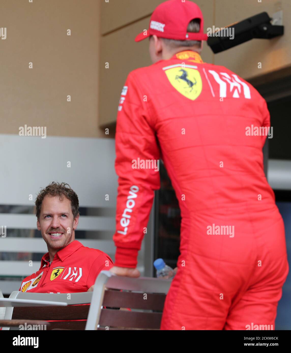 Mick schumacher and sebastian vettel hi-res stock photography and ...
