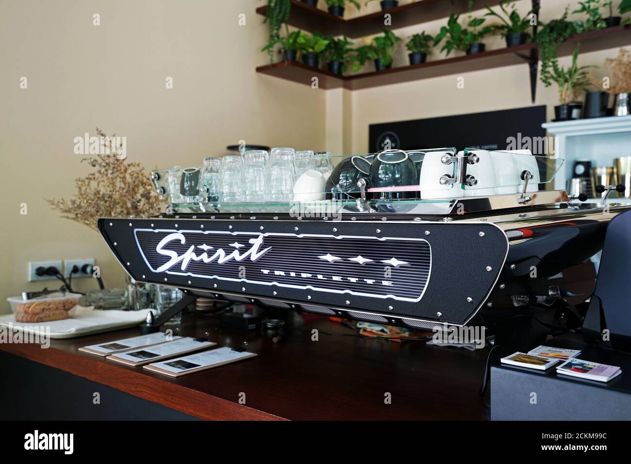 Interior design and decoration of local specialty coffee bar using ...