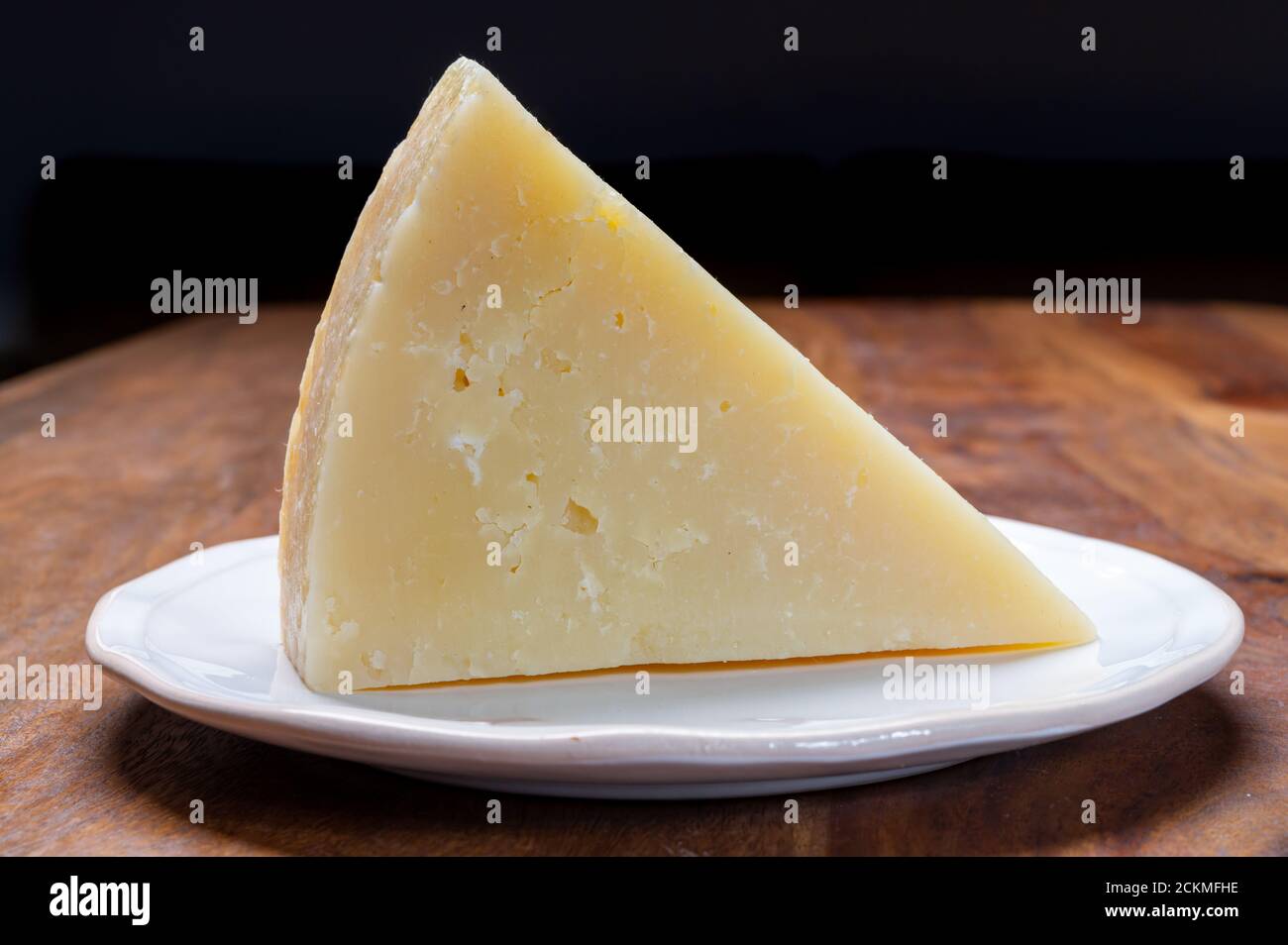 Italian cheeses collection, matured pecorino romano hard cheese made ...