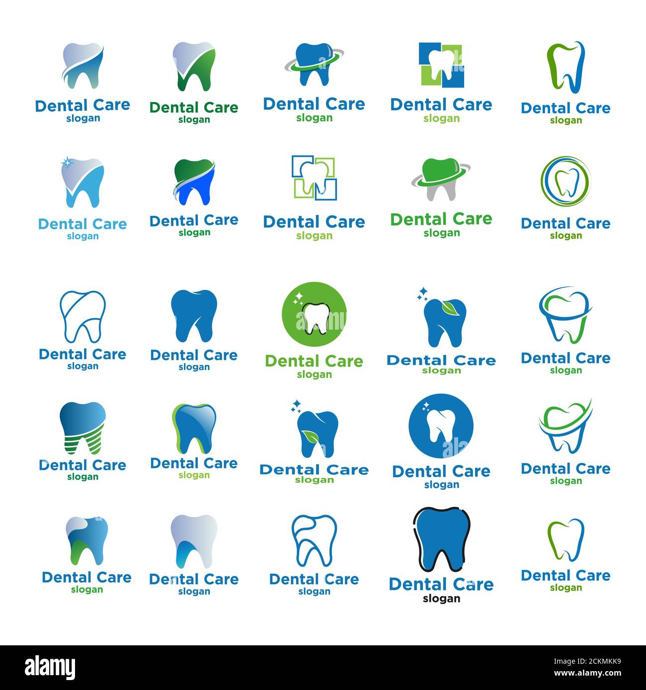 Health dent logo design Cut Out Stock Images & Pictures - Alamy