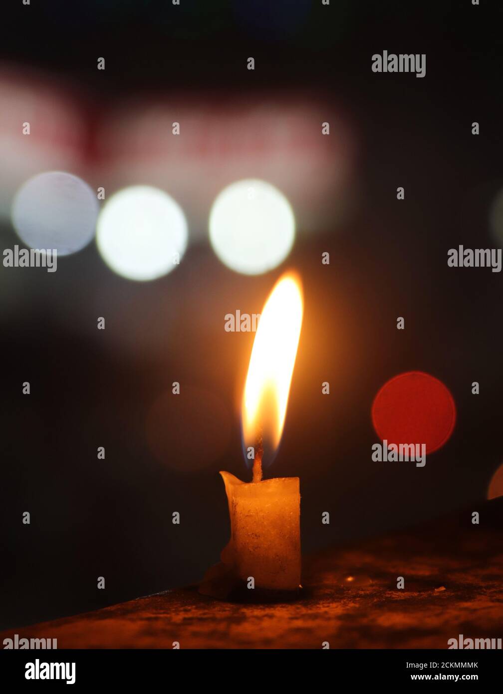 lightning candles stock photo Stock Photo - Alamy