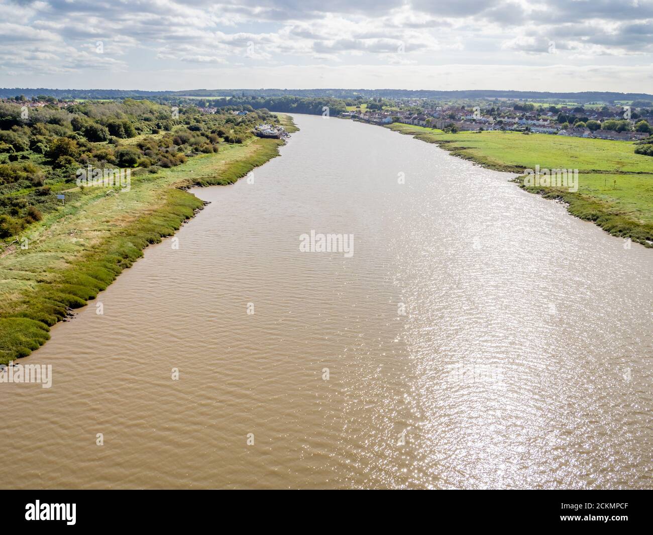 The River Avon looking towards Pill at high tide as seen from the ...